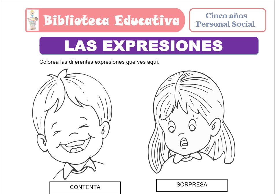 Las expresiones para Nivel inicial de cinco años – Biblioteca Educativa