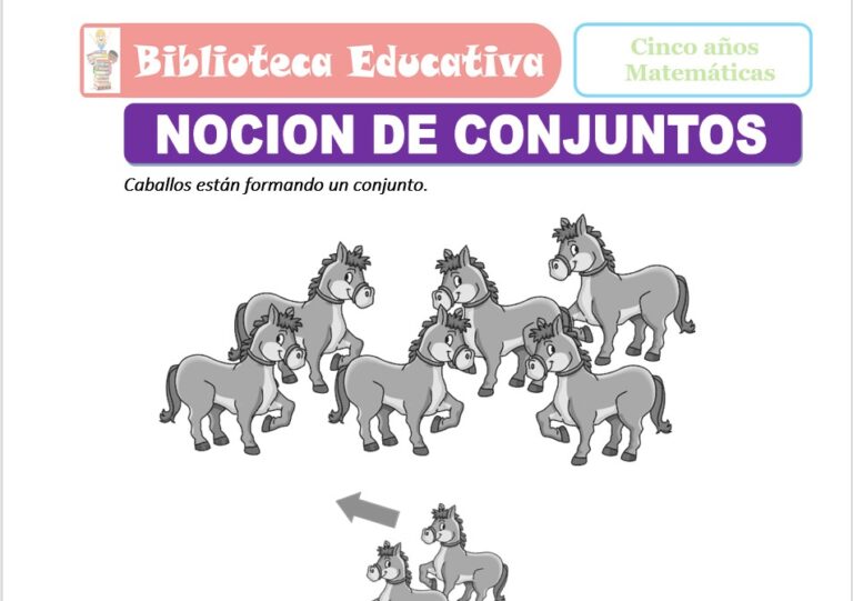 Noción de conjuntos para Nivel inicial de cinco años – Biblioteca Educativa