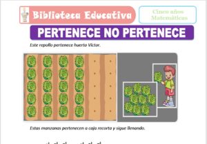 Pertenece para Nivel inicial de cinco años – Biblioteca Educativa